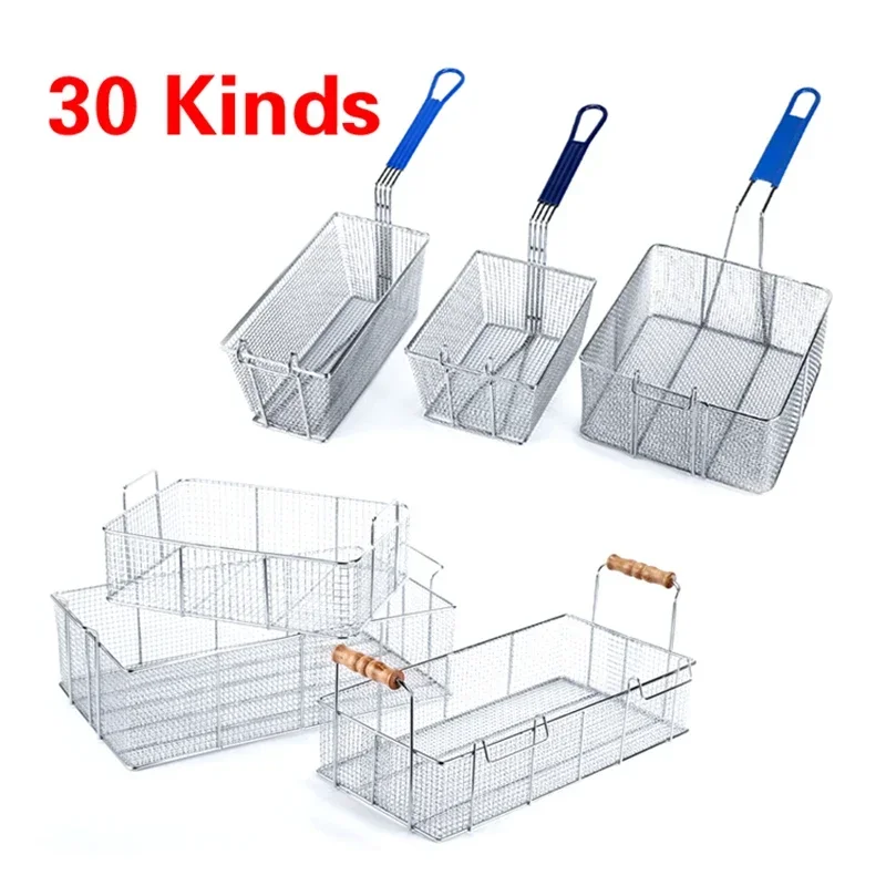 30 tipos de cesta de fritadeira tela batatas fritas quadro filtro ...