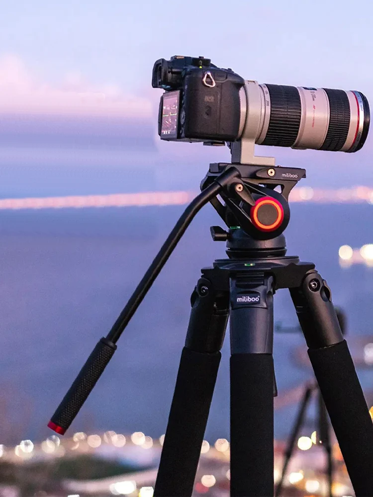 Miliboo-MTT701A-Portable-Aluminium-tripod-for-Professional-Camcorder ...