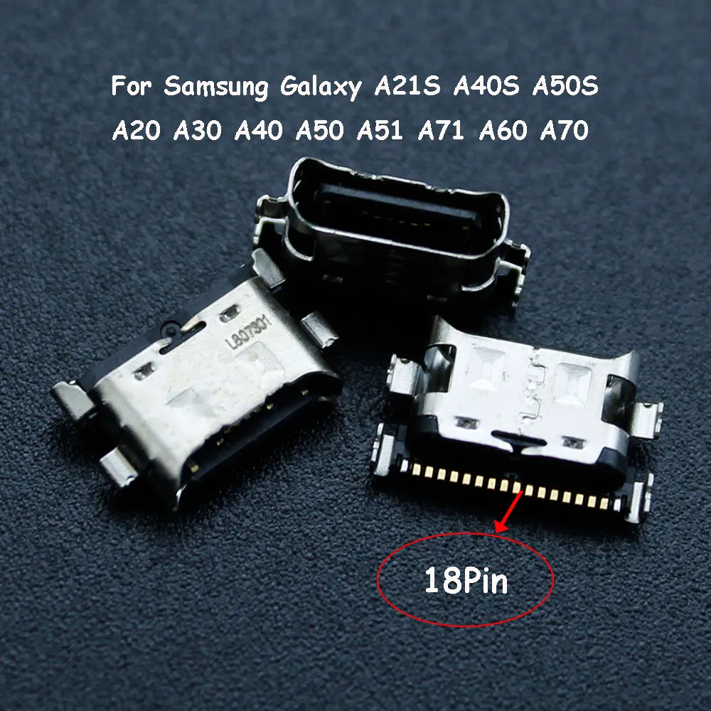 10-100pcs 18Pin USB Charging Charger Connector Port Dock Socket For ...