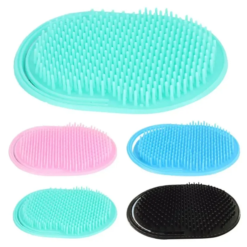Portable Soft Scalp Massage Brush Men Travel Beard Hair Brush Comb ...