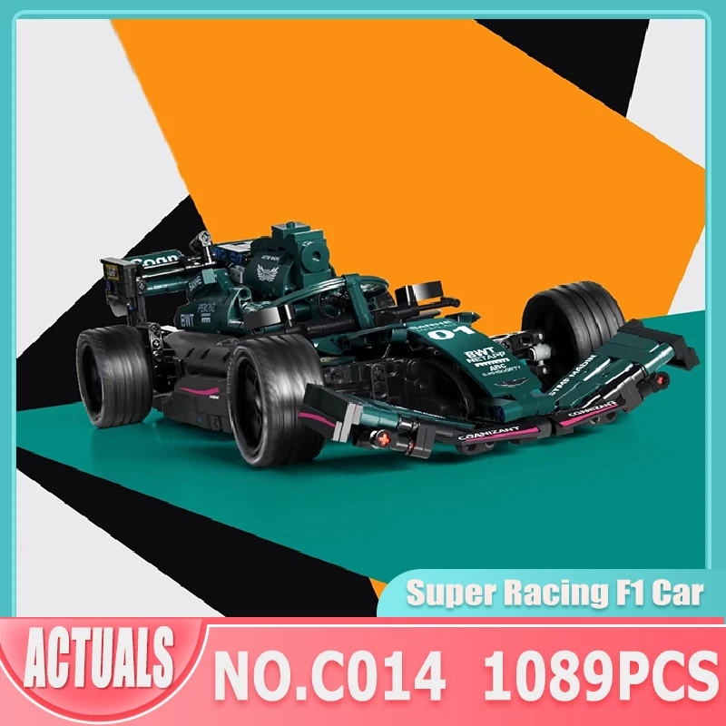 Moc Speed Super Racing F1 Car Model Fit 42141 High-tech Series C014 ...