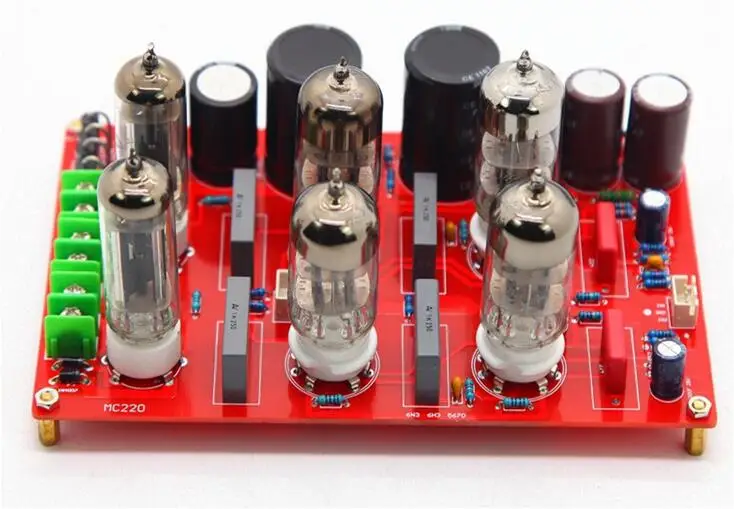 MC220-HIFI-6N3-6H3n-tube-preamplifier-Board-With-6Z4-Tube-Rectifier ...
