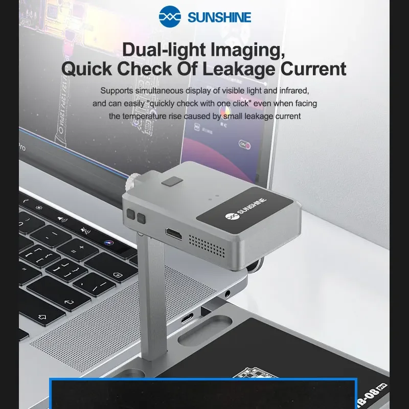 SUNSHINE TB-08 Pro infrared Thermal Camera Dual-light Direct Connection ...