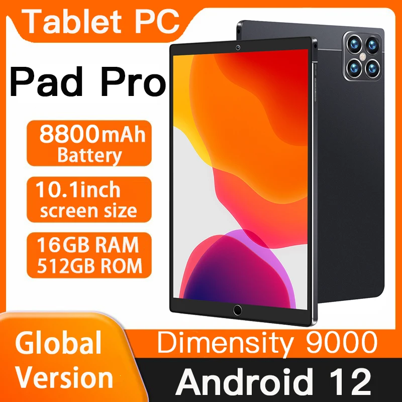 Global-Version-Tablet-Pad-Pro-16GB-512GB-10-1-Inch-LCD-Screen-Windows ...
