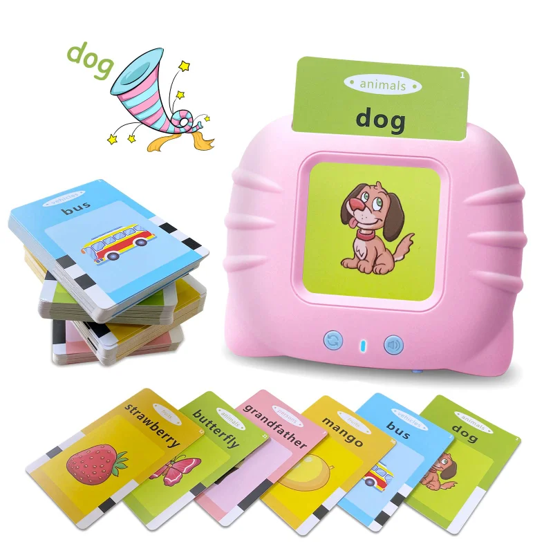 224-Word-Language-Learning-Flash-Cards-Reader-Early-Education-Toy-for ...