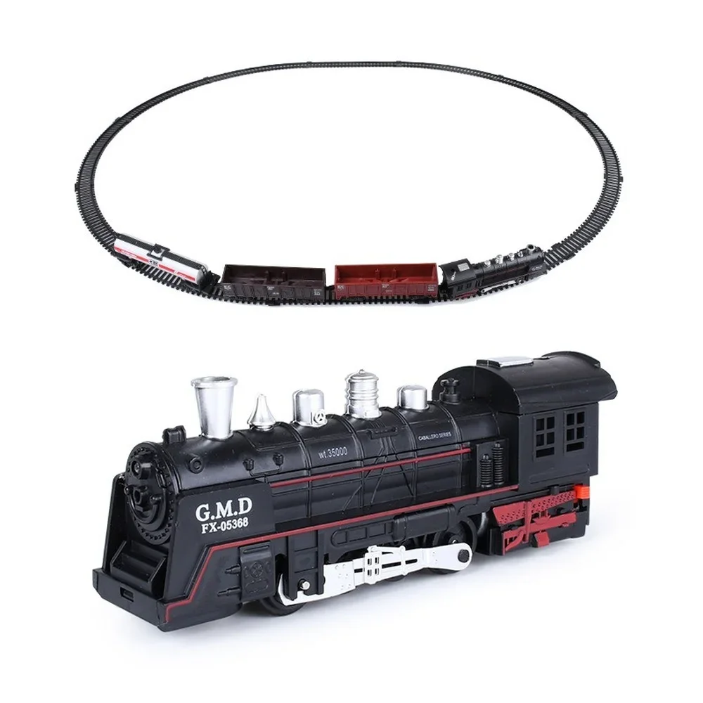 Simulation-Electric-Train-Set-High-speed-Rail-Children-s-Track-Retro ...