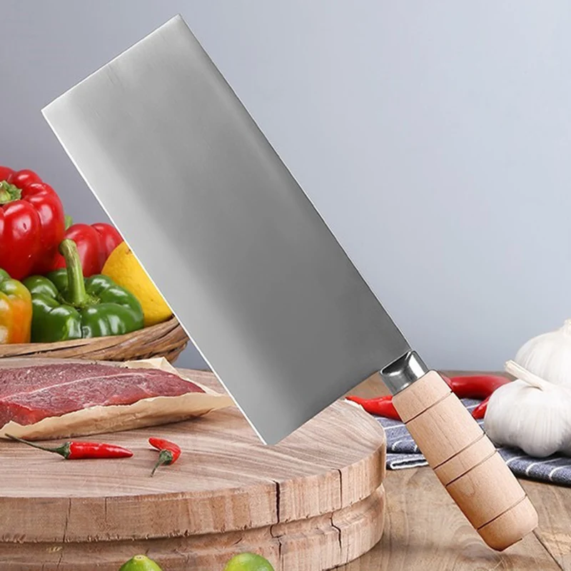 8-inch-Blade-Cleaver-Knife-Stainless-Steel-Kitchen-Knife-Slicing-Knife-Chef-Slice-Meat-Vegetable ...