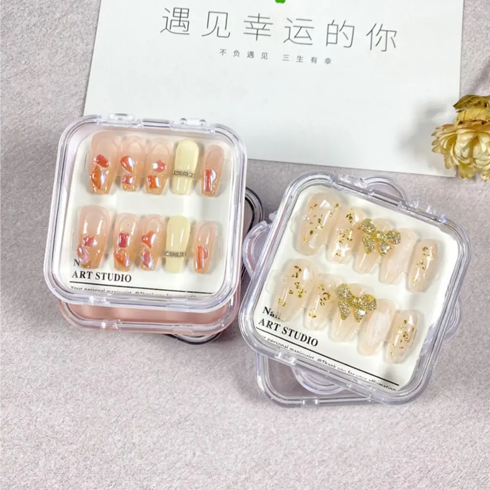 Portable-Packing-Box-Square-Fillet-Travel-Nail-Ornaments-Box-Nail ...