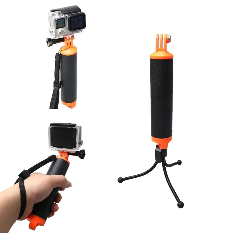 Waterproof Pole Floating Hand Grip Tripod For Insta360 One Rs Gopro 10 ...