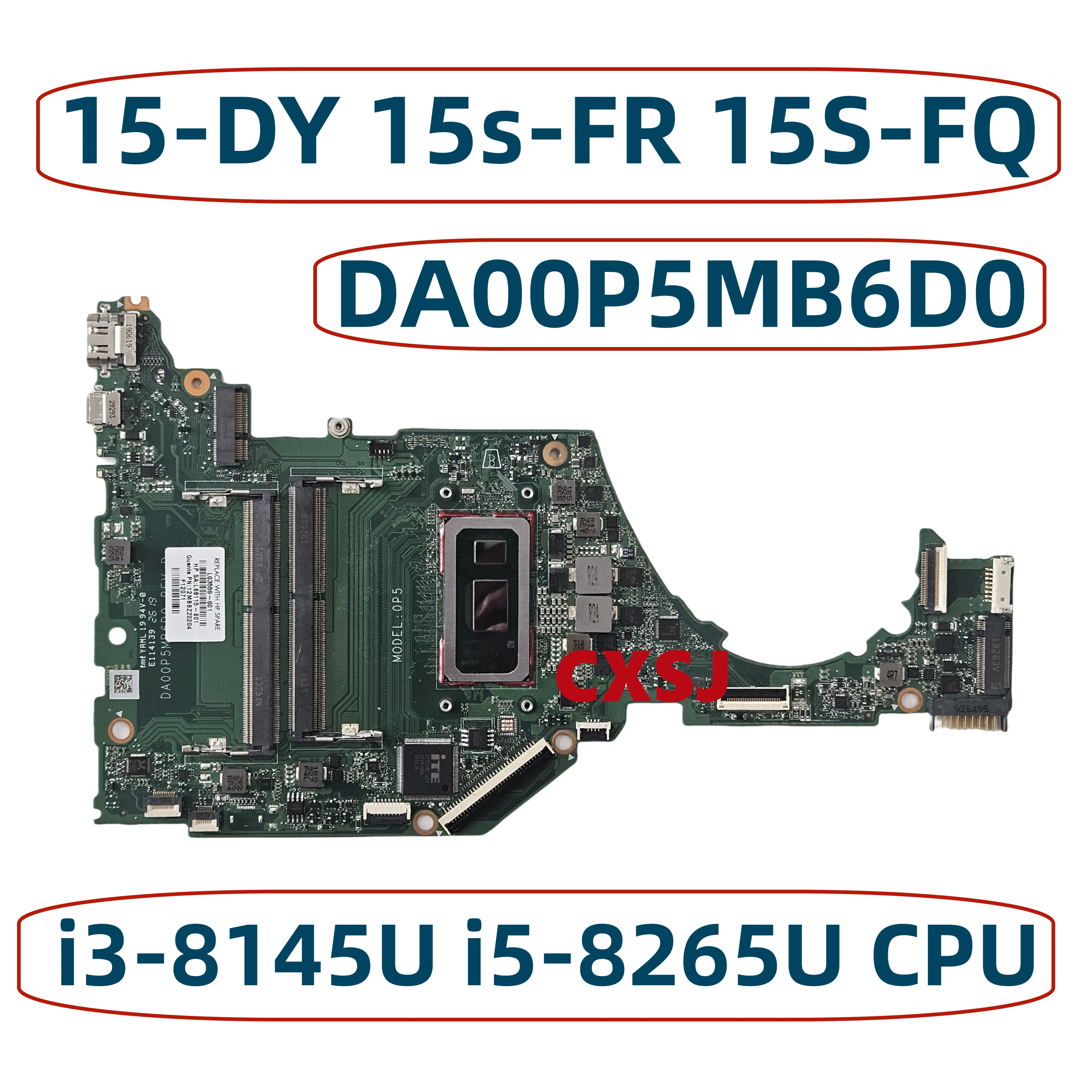 DA00P5MB6D0-For-HP-15-DY-15s-FR-15S-FQ-Laptop-Motherboard-With-Intel ...