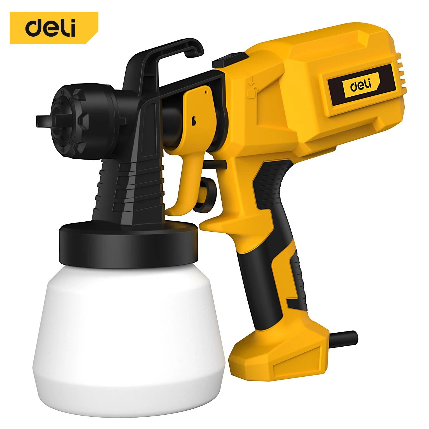 Deli 550w Spray Gun Paint Sprayer Airbrush Nozzle Needle For Painting ...