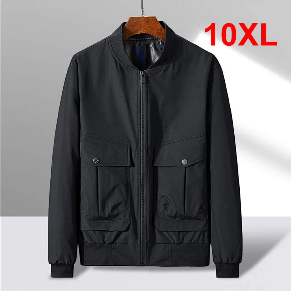 10XL 8XL Plus Size Jackets Men Fashion Causal Cargo Jackets Coats Male ...