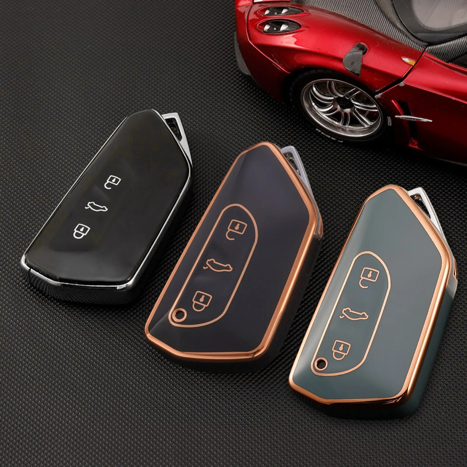 TPU-Car-Key-Cover-For-VW-Golf-8-TPU-Shell-Key-Cover-For-Skoda-Octavia ...