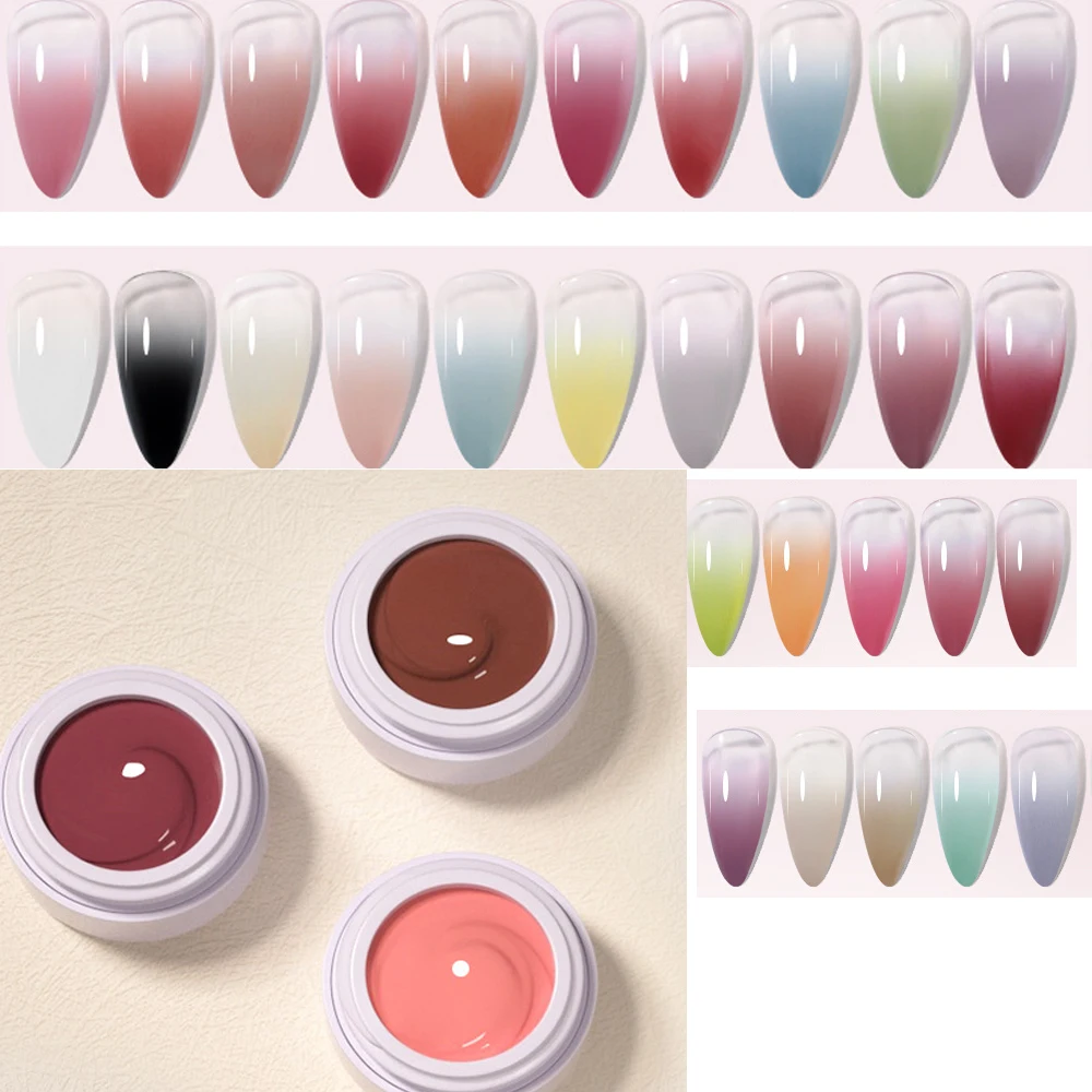 5ml-Gradient-Painting-Nail-Gel-Polish-Ombre-Strong-Coverage-Creamy-Gels ...