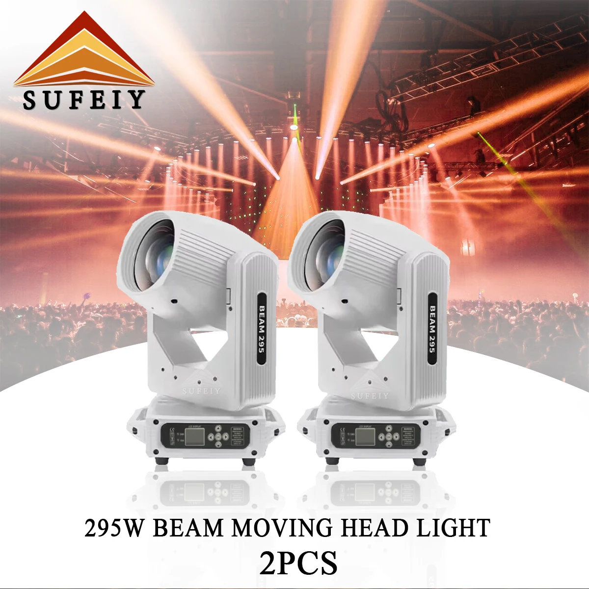No-Tax-2Pacs-Lot-295W-15R-Lyres-Sharpy-Zoom-Beam-Moving-Head-Light-Beam ...