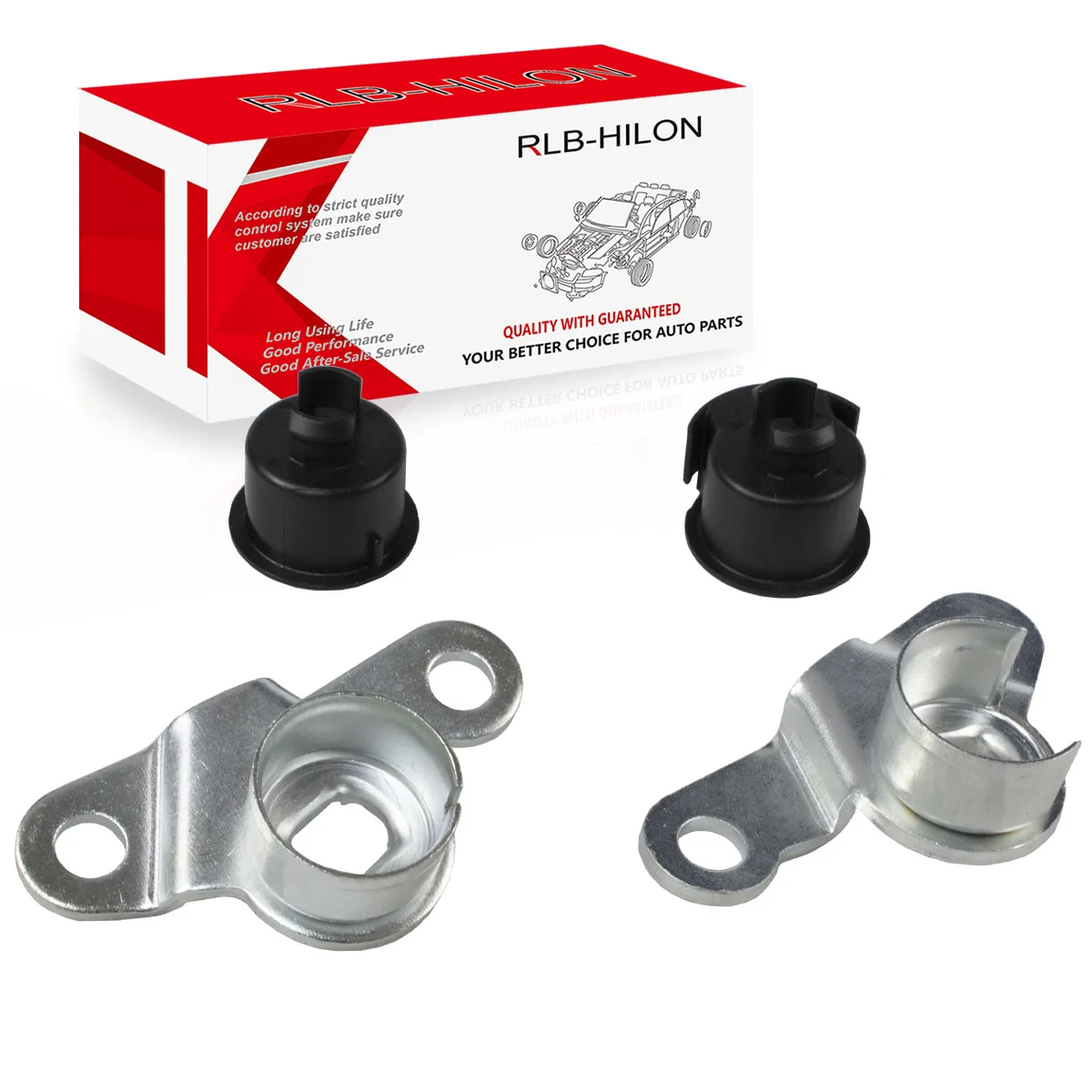 1 Pair Tailgate Hinge Body Mounted with Bushings Compatible for Nissan ...