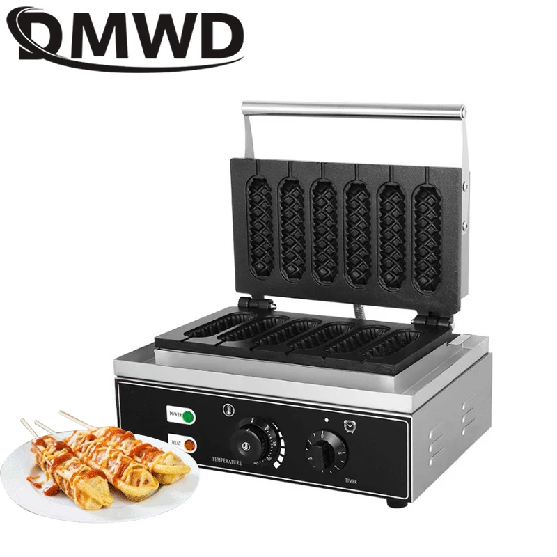 DMWD-Electric-Waffle-Sausage-Machine-Commercial-Crispy-French-Hot-Dog ...