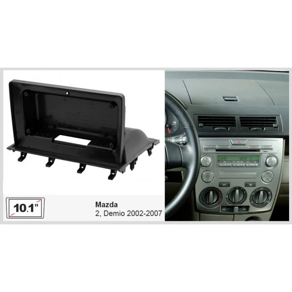 10-1-inch-Car-Fascia-Radio-Panel-for-Mazda2-2002-2007-Audio-Dash-Kit ...