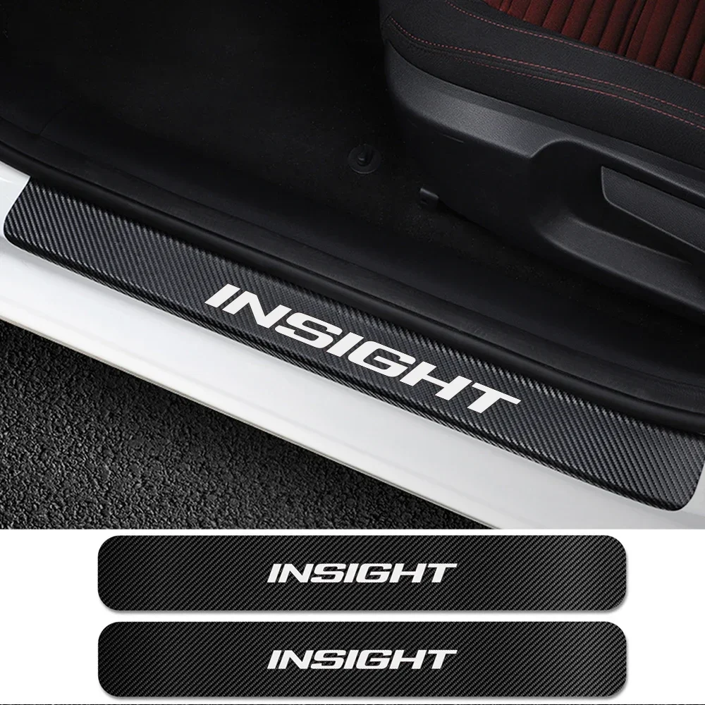 4PCS-Car-Door-Sills-Scuff-Pedal-Cover-Stickers-For-Honda-Insight-Auto ...