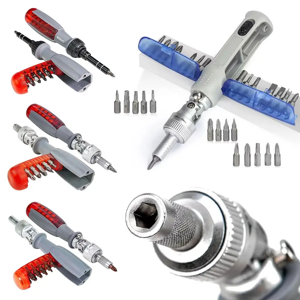 Multifunctional-Hand-Tools-Bit-Head-Combo-Set-Ratchet-Screwdrivers ...