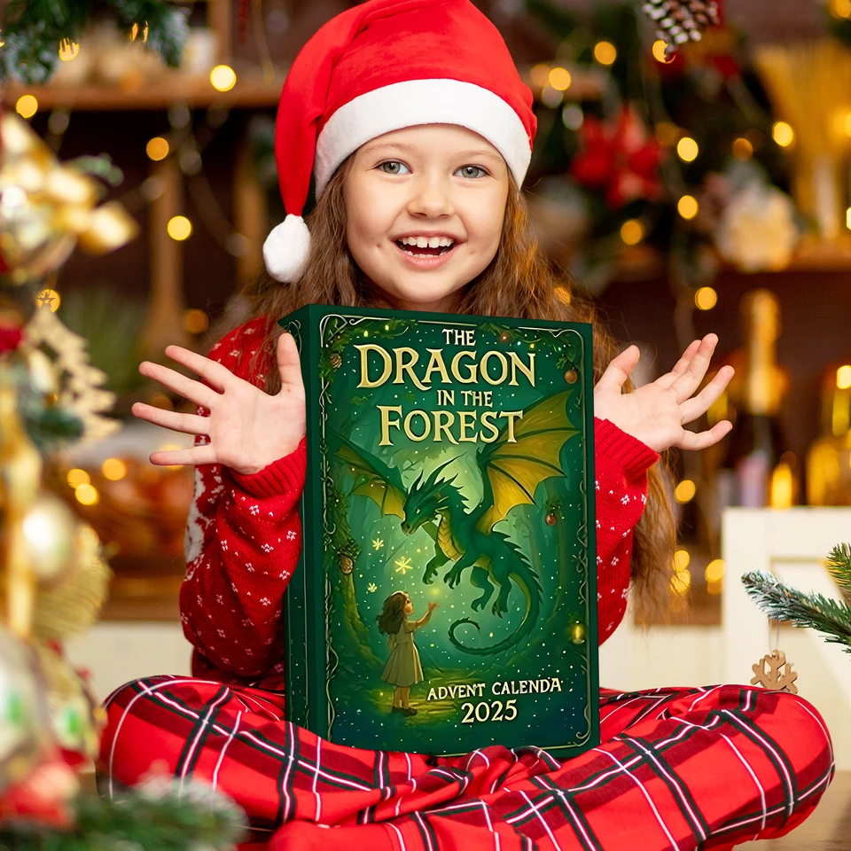 Dragon Toy DIY Paper Christmas Tree Forest Advent Calendar | DIY Advent ...