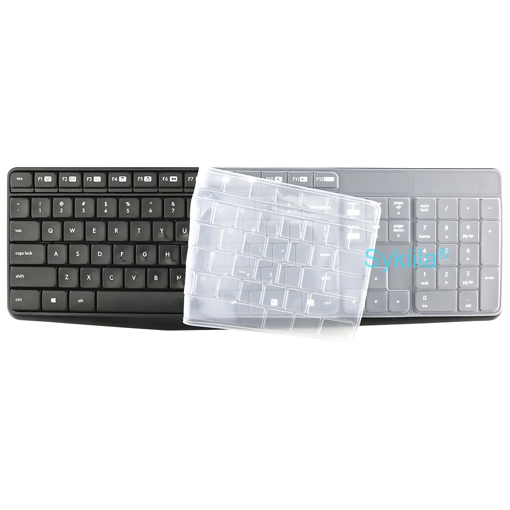 Noir-Housse de protection pour clavier Logitech, en Silicone TPU, sans ...