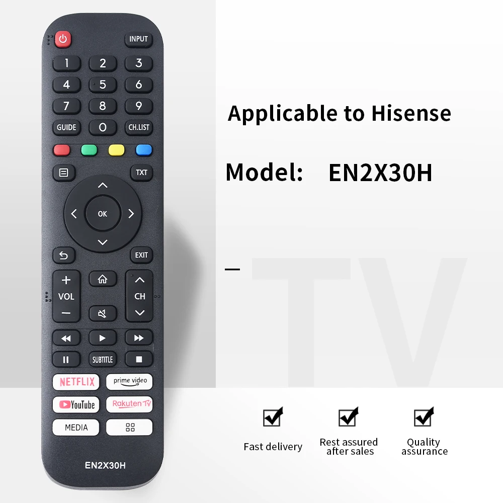 ZF se aplica a Hisense Smart TV, Control remoto de 55 pulgadas, EN2X30H ...