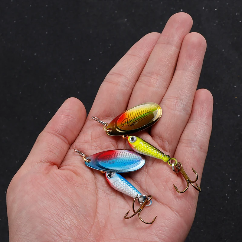 Fishing-Spinner-Bait-9g-Spoon-Lure-Metal-Baits-Treble-Hook-Artificial ...
