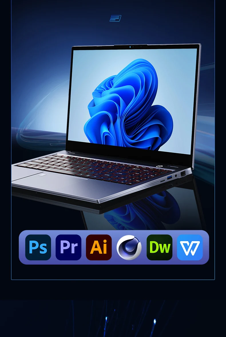 2023 Laptop Gaming Computer PC Office Notebooks Windows 11 Netbook 15.6 ...