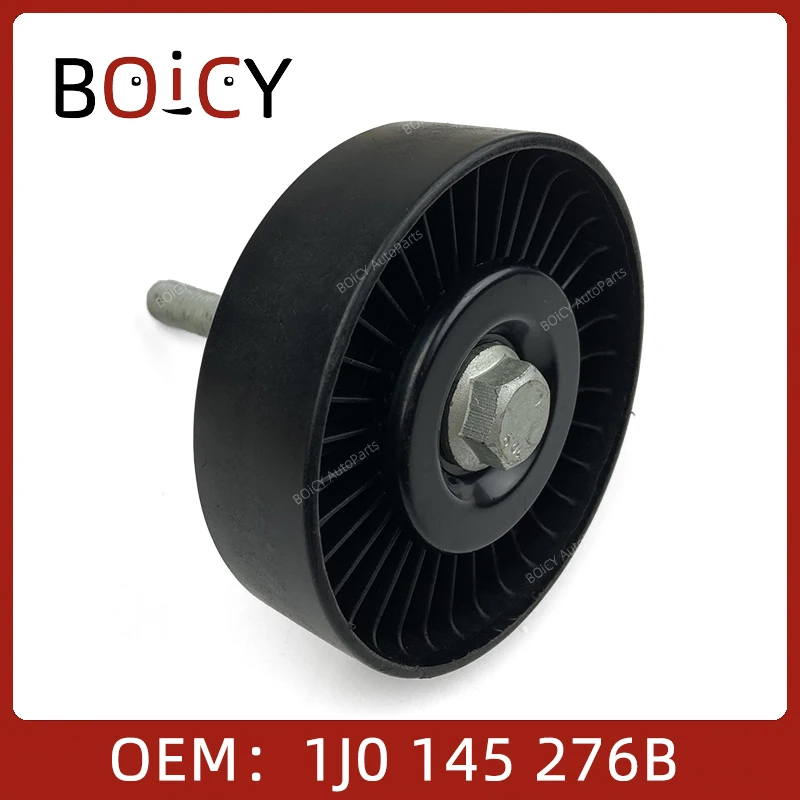 BOICY Drive Belt Idler Pulley Deflection Guide Pulley for Jetta Polo ...