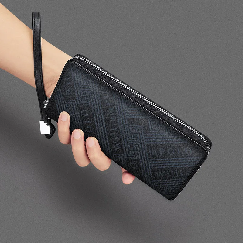 Brun - WIcomparaisons AMPOLO Portefeuille Long en Cuir group pour Homme ...