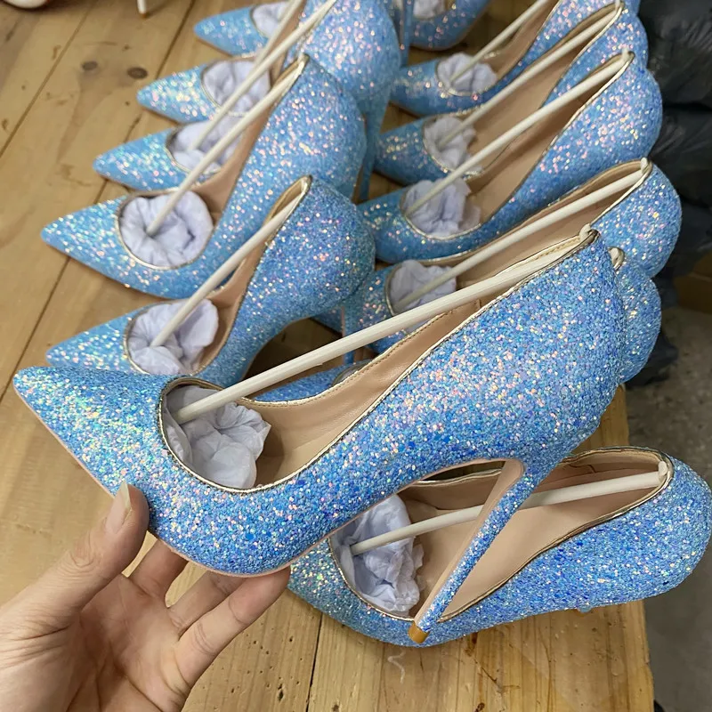 NoEnName-Null-Sexy-Ladies-Extremely-High-Heels-Wedding-Bridals-Shoes ...