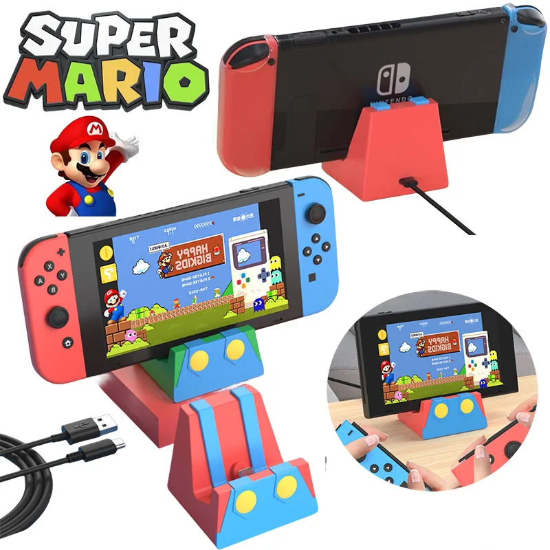 Cartoon-Super-Mario-Game-Console-Stand-Holder-for-Nintendo-Switch-OLED ...