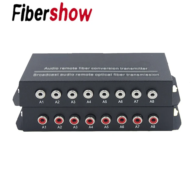 4Ch Rca Audio-Száloptikai Konverter 20Km/100 Km-Es Pontról Pontra Vagy ...