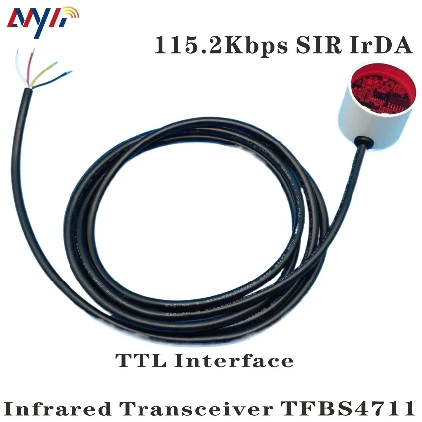 Transceptor infrarrojo SIR TTL a IrDA, sonda óptica, hasta 115,2 kbit/s ...