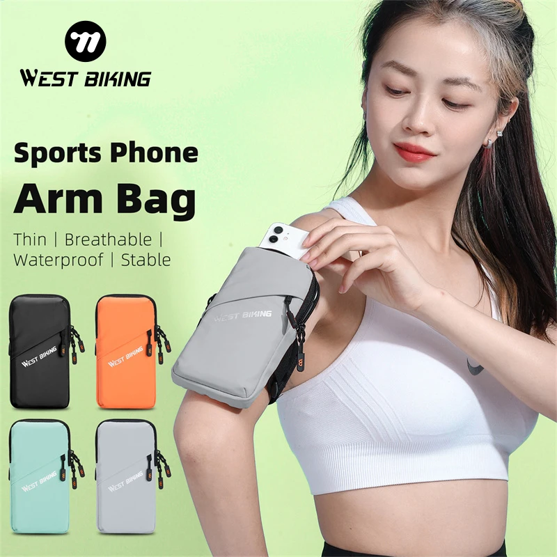 WEST-BIKING-Sports-Arm-Bag-Universal-Unisex-Armbands-Exercise-Workout ...