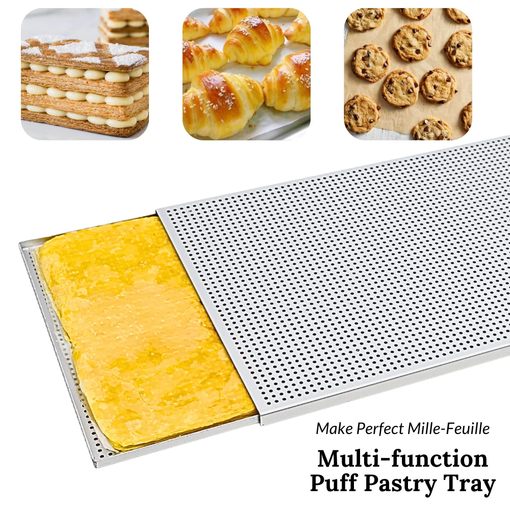 Puff-Pastry-Baking-Tray-Mille-Feuille-Rectangular-Pastry-molds-Baking ...