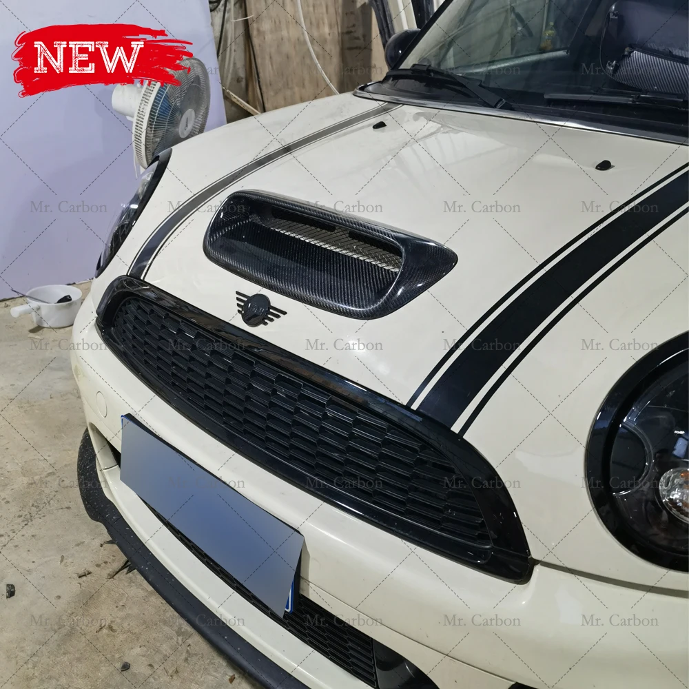 BIG-BONNET-CAP-FOR-MINI-COOPER-S-JCW-R56-CHALLENGER-CARBON-FIBER-GLASS ...