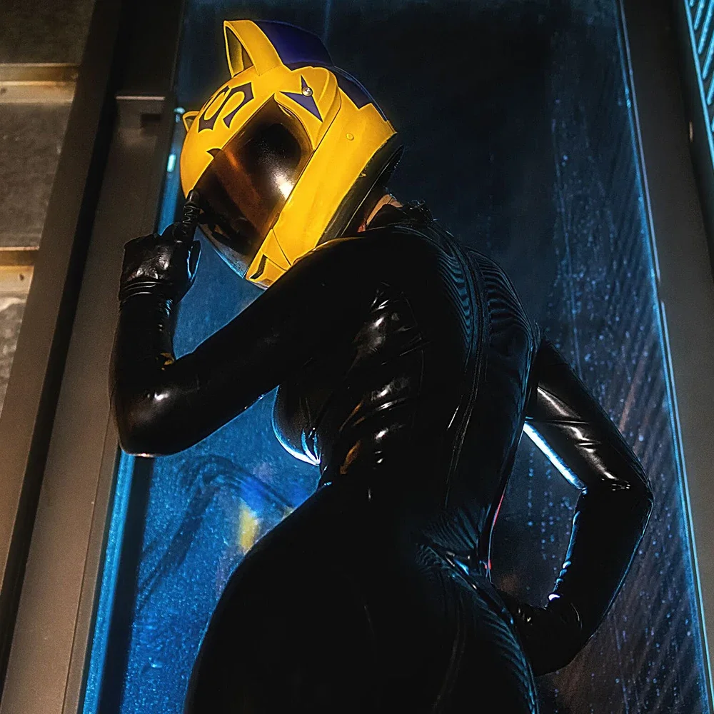 Аниме DuRaRaRa! Желтый шлем на все лицо Celty, шлем Sturluson, костюмы ...