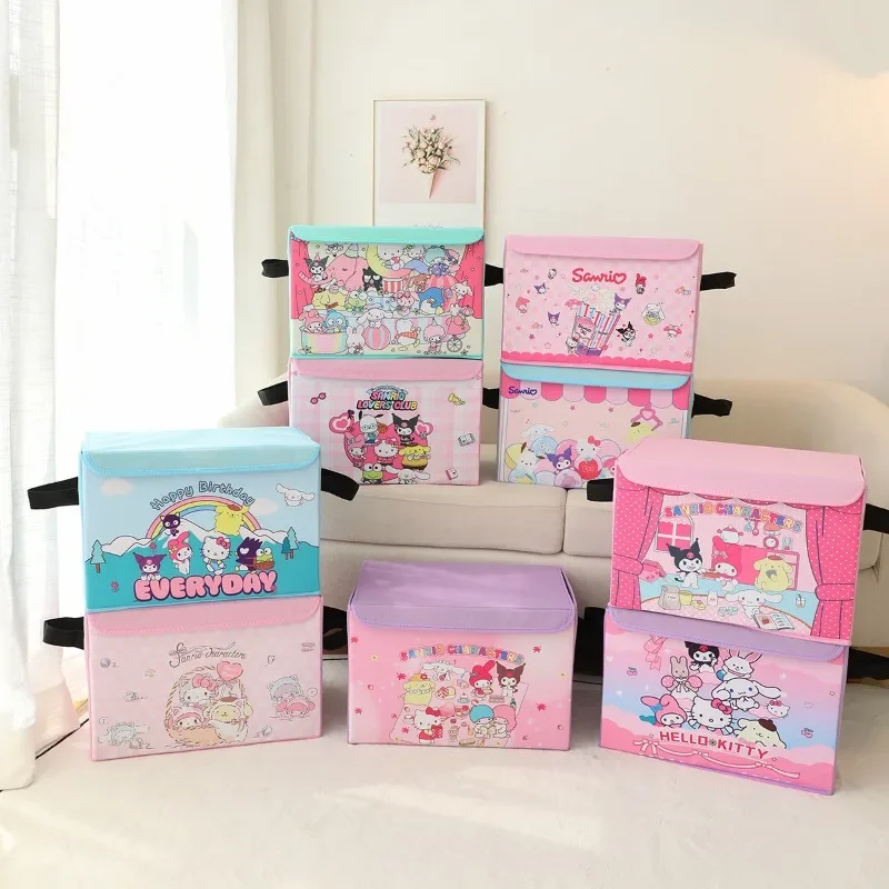 Hello-Kitty-Sanrio-Kuromi-Cinnamoroll-Anime-Kawaii-Storage-Box-Cute ...