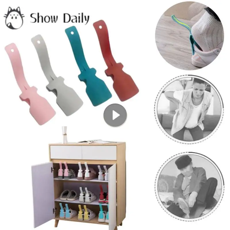 2Pcs-Lazy-Shoehorn-Plastic-Colorful-Unisex-Wear-Shoe-Helper-Easy-On-And ...