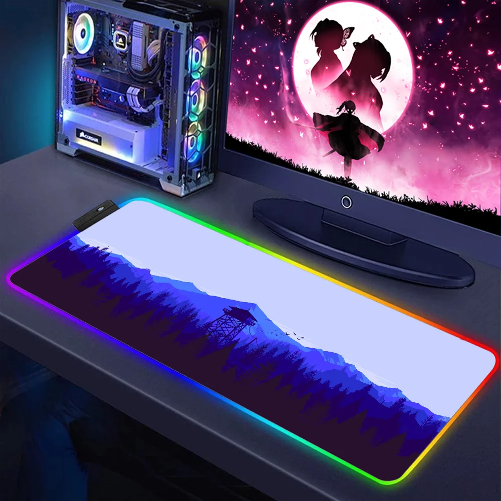 Deep-Forest-Firewatch-Mouse-Pad-Gamer-Rgb-Mousepad-Mat-Acess-rios-de ...