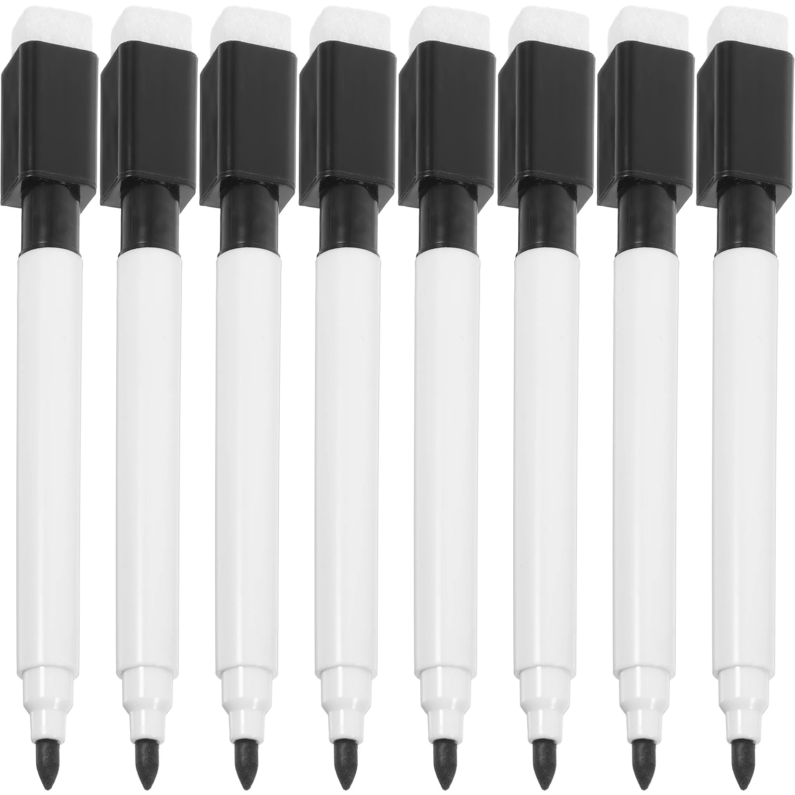 10pcs-Magnetic-Whiteboard-Marker-Pen-Dry-Erase-Markers-With-Eraser ...