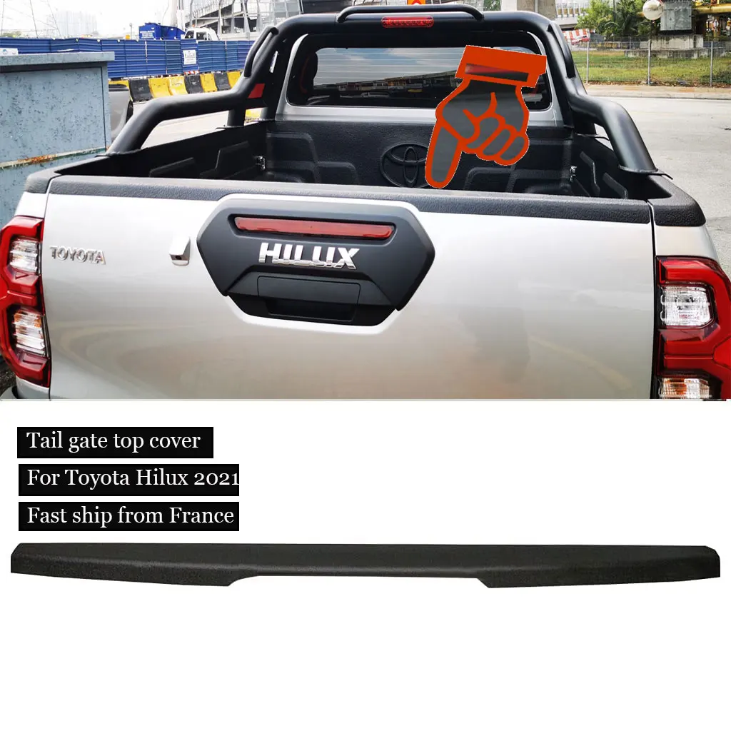 RAIL-GUARD-CAP-PROTECTOR-REAR-COVER-TAIL-GATE-TRIM-FOR-TOYOTA-HILUX ...