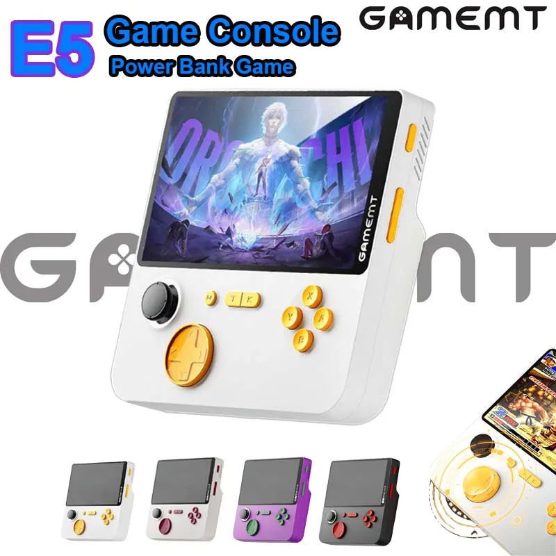 New E5 Game Console 5000mAh 22W Power Bank 2-in-1 Charge Support 13 ...