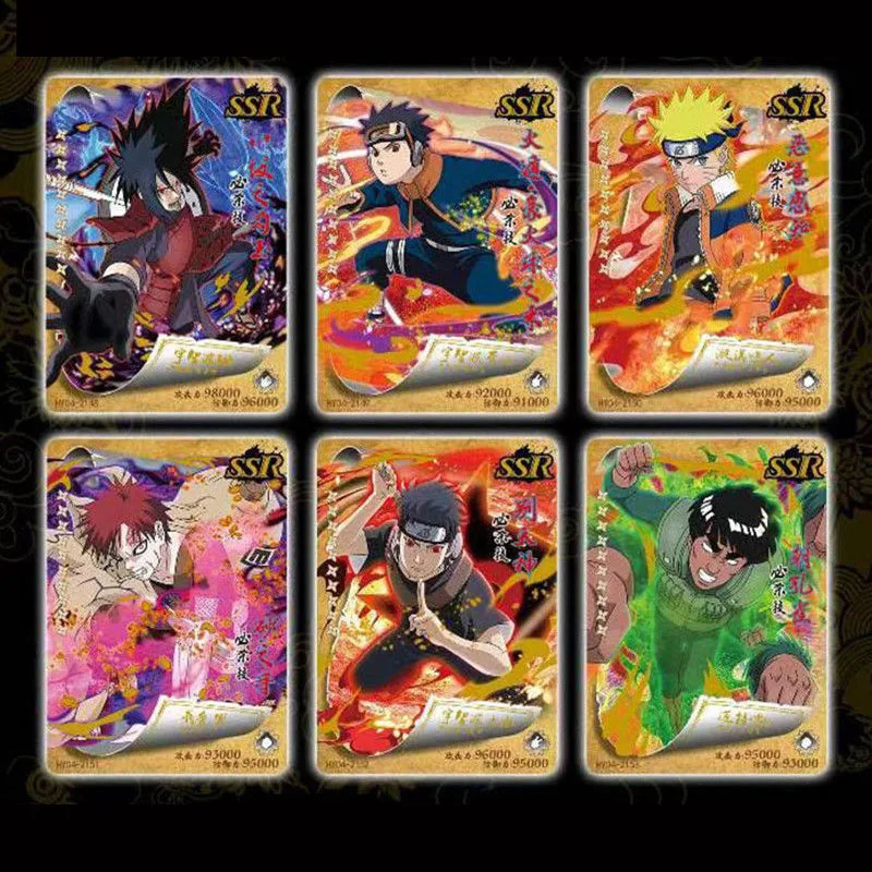 Naruto Game Card Anime Figure Shippuden Ssr Ur Role Card Naruto Uchiha ...