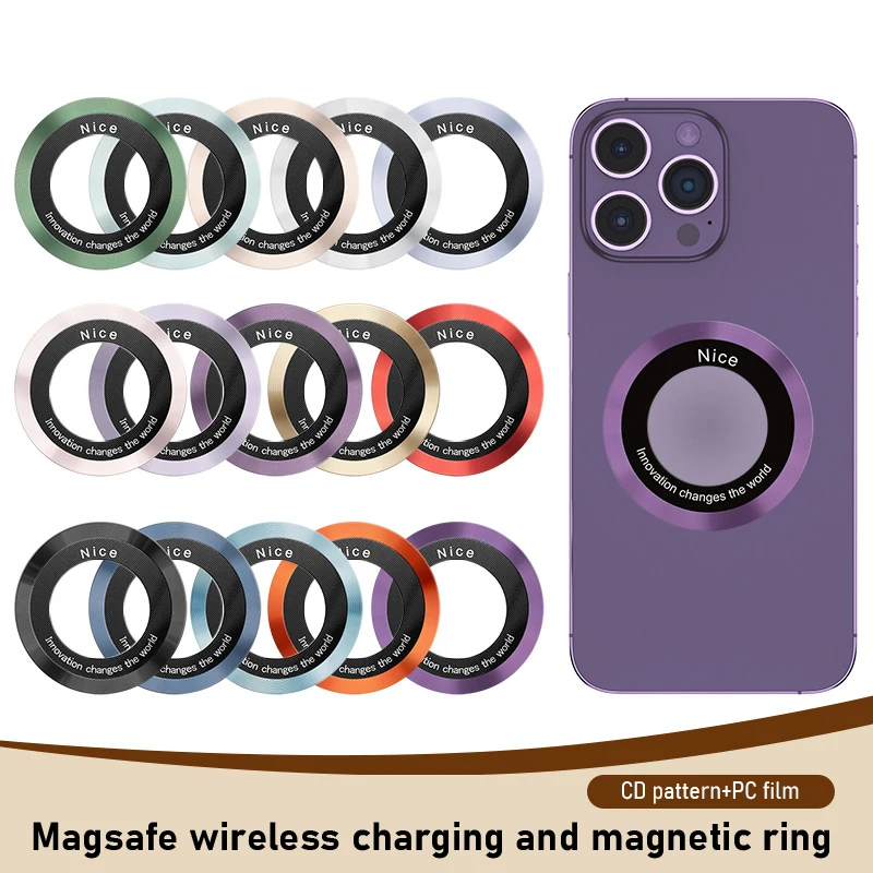 For-Magsafe-Magnetic-Plate-Ring-Universal-Metal-Sticker-Support ...
