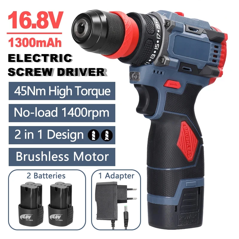16-8V-2-in-1-Electric-Screwdriver-Lithium-Battery-Drill-Handheld-Power ...