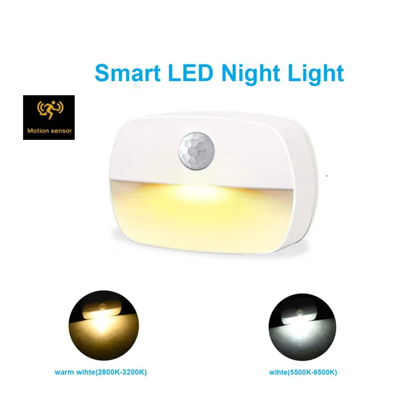 Led Pir Motion Home Automation | Pir Sensor Motion Lamp Battery ...