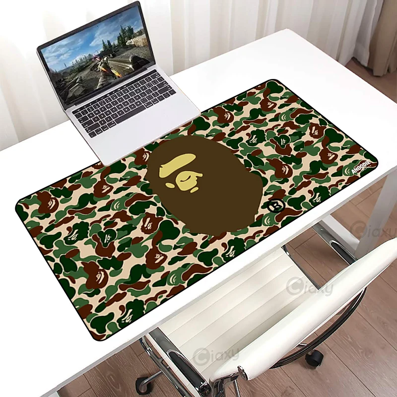 Mousepad Gamer Bape Desk Pad Cabinet Mouse Gaming Xxl tappeto Pc esteso ...